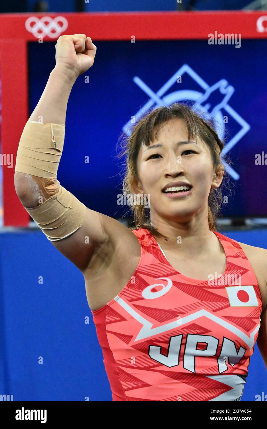 SUSAKI Yui, Japan (JPN) vs Oksana LIVACH (UKR), WFS 50kg Bronze Medal ...