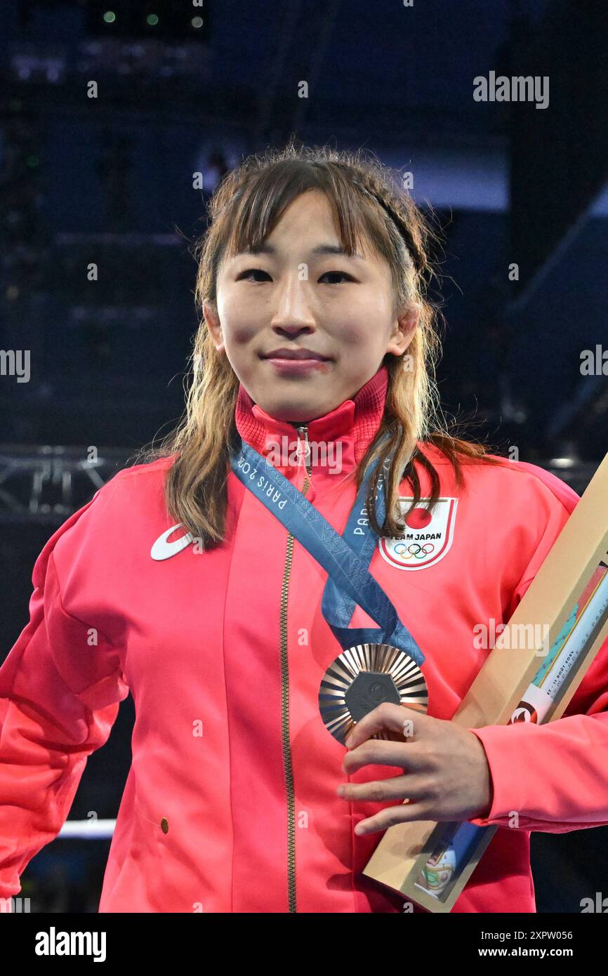 SUSAKI Yui Japan (JPN), WFS 50kg Bronze Medal, Medal Ceremony ...