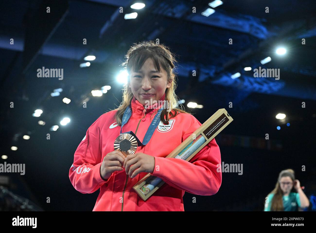 SUSAKI Yui Japan (JPN), WFS 50kg Bronze Medal, Medal Ceremony ...