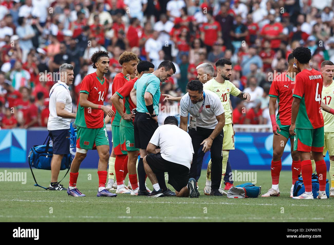 Marseille, France. 5th Aug, 2024. Ilgiz Tantashev (Referee) Football ...