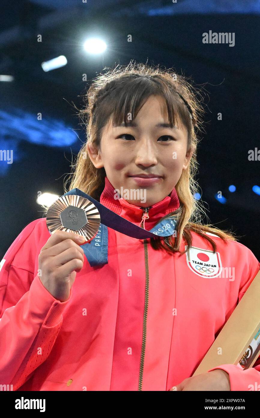 SUSAKI Yui Japan (JPN), WFS 50kg Bronze Medal, Medal Ceremony ...