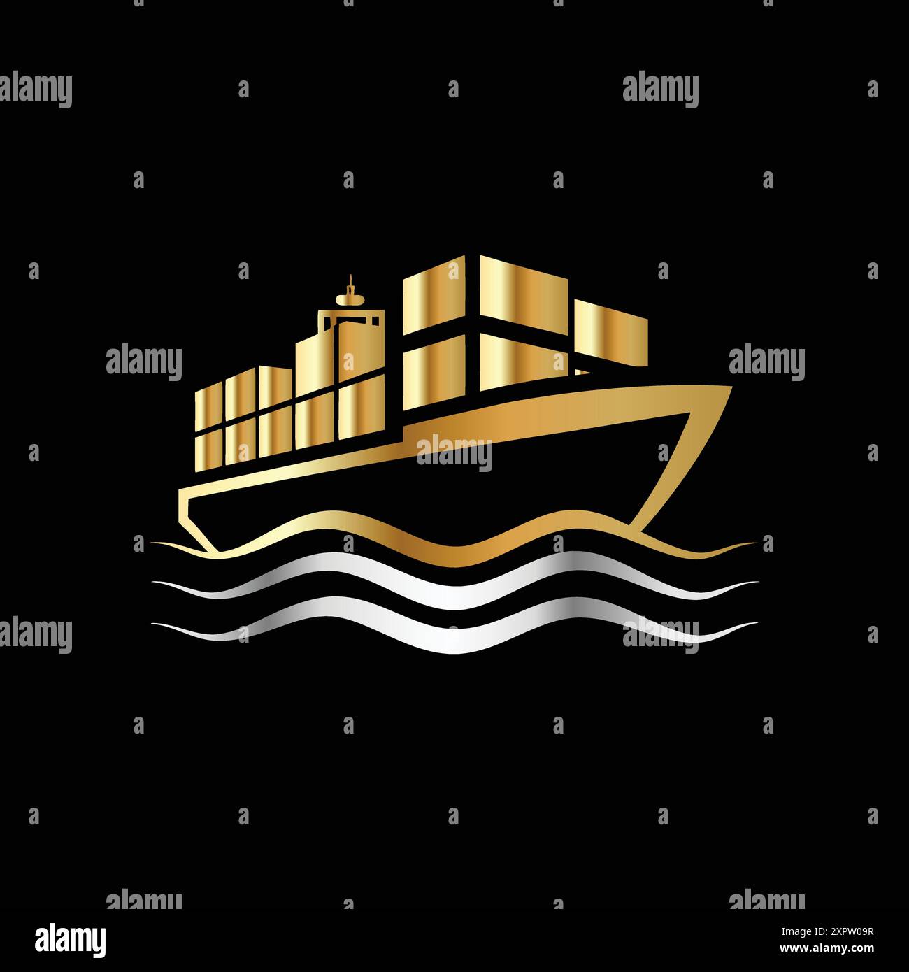 Cruise Ship Logo Icon Design Vector Template. Luxury Ship Logotype ...