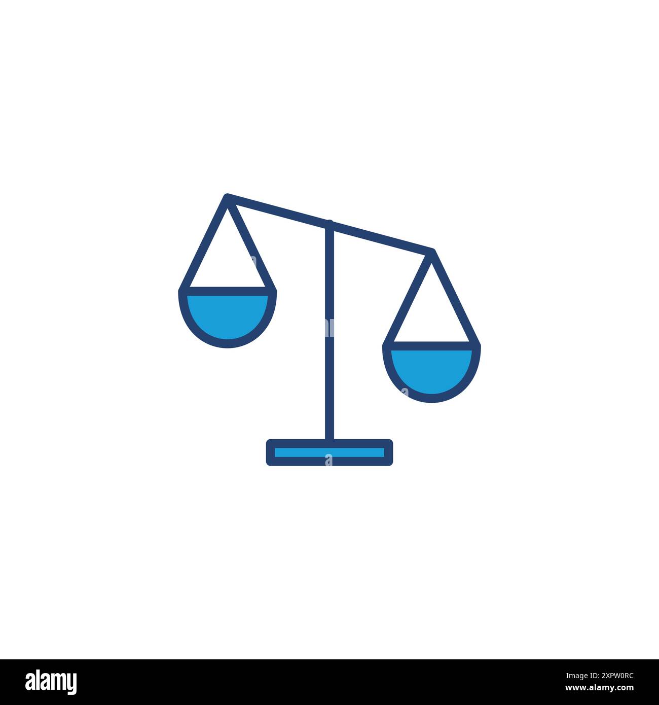 Scales icon vector. Law scale icon. Scales vector icon. Justice Stock ...