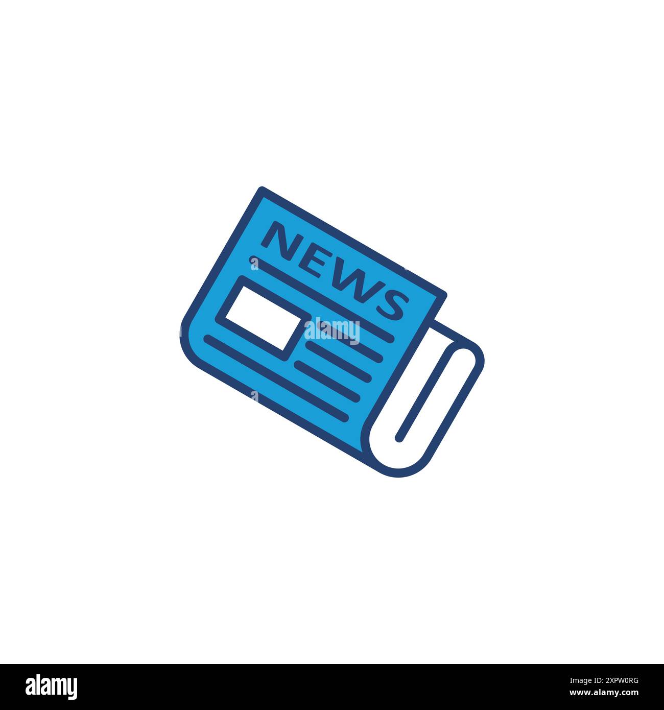 Newspaper icon vector. news paper vector sign Stock Vector Image & Art ...