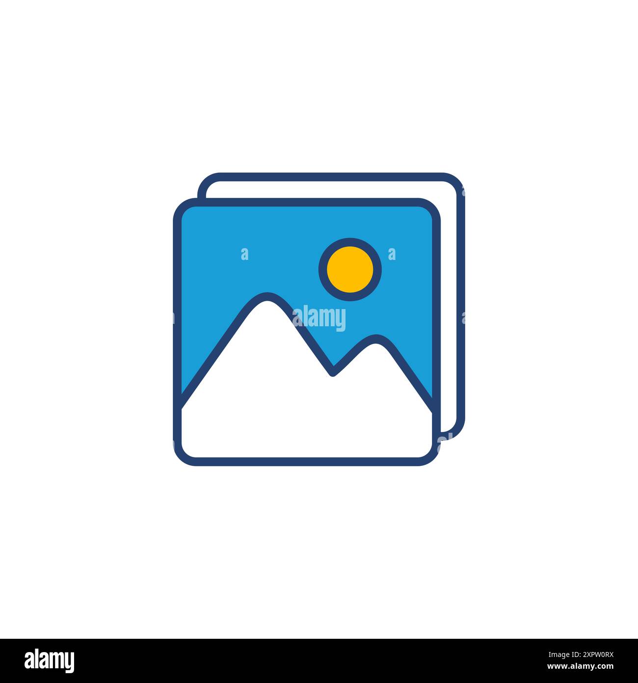 Picture icon vector. photo gallery icon symbol Stock Vector Image & Art ...