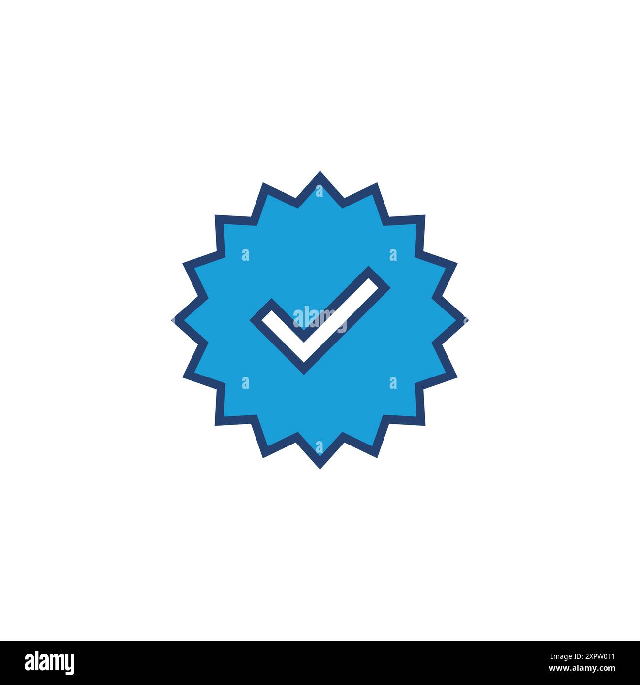 verified icon vector. verification check mark. approved icon Stock ...