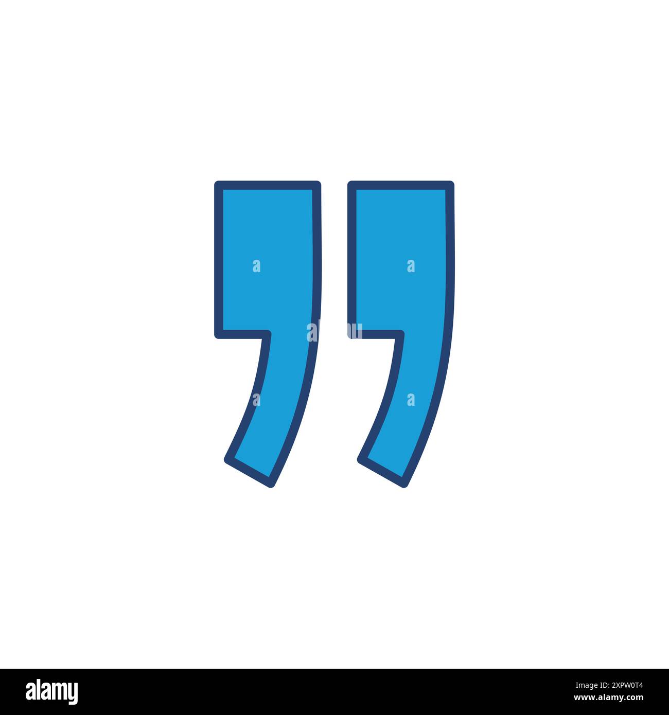 Quote icon vector. Quotation mark symbol Stock Vector Image & Art - Alamy