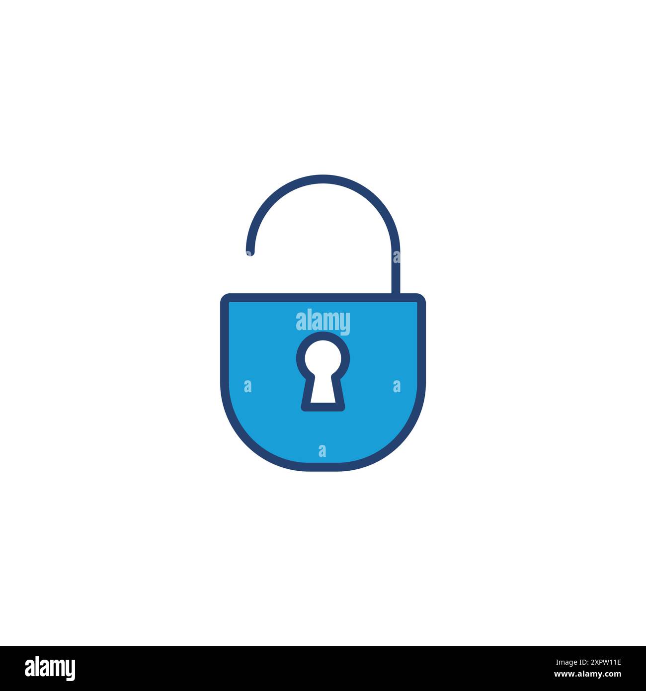 Lock icon vector. Padlock icon vector. Encryption icon. Security symbol ...