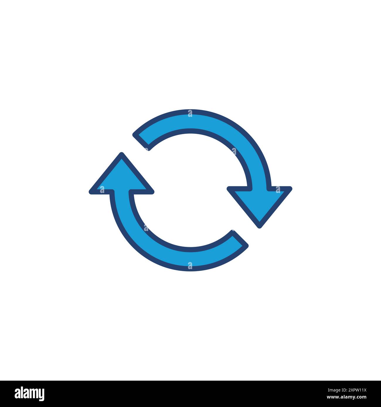 Refresh icon vector. Reload icon vector. Update icon Stock Vector Image & Art - Alamy