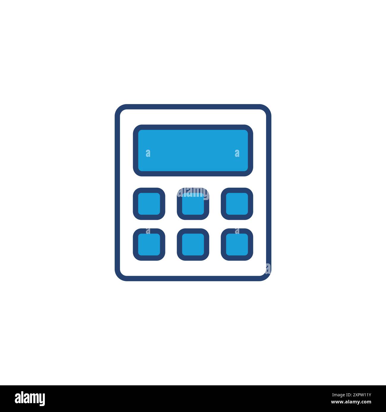 Calculator icon vector. Accounting calculator icon. calculator vector ...