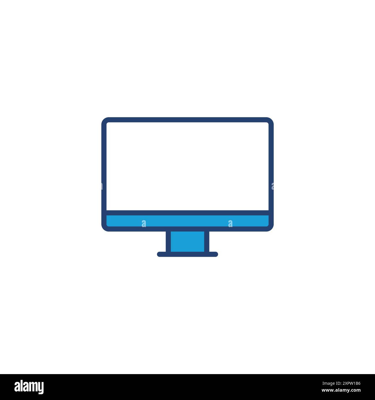 Computer icon vector. computer monitor icon vector Stock Vector Image & Art - Alamy