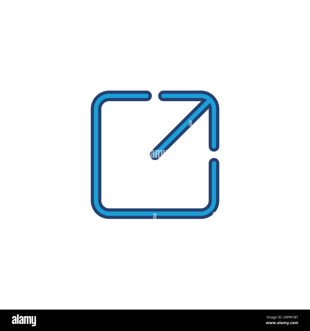 External link icon vector. link icon vector. hyperlink symbol Stock ...