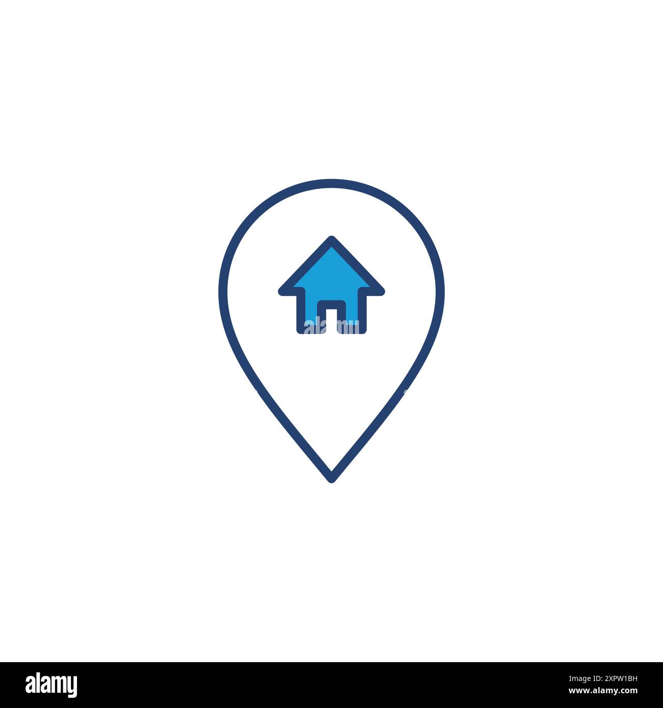 address icon vector. home location icon vector Stock Vector Image & Art ...