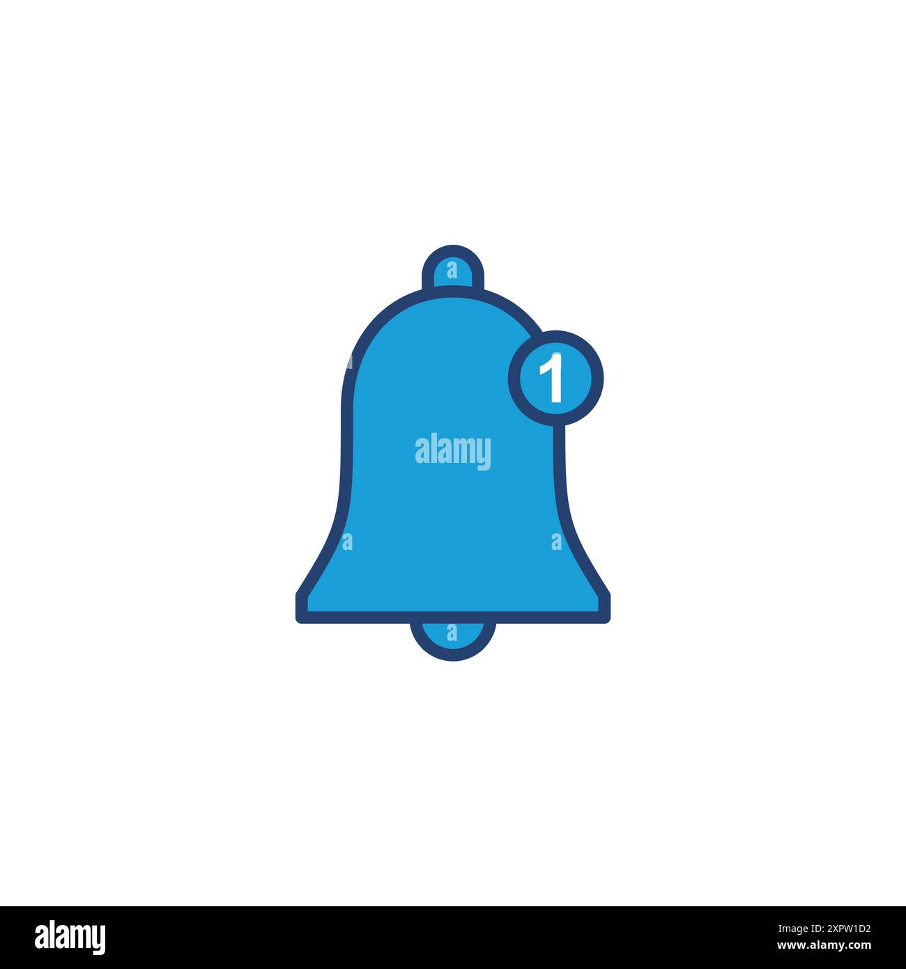 Bell Icon vector. Notification icon for your web site design Stock ...