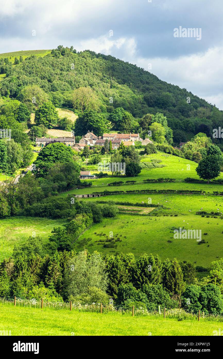 Farms in North York Moors National Park, Yorkshire, England Stock Photo ...