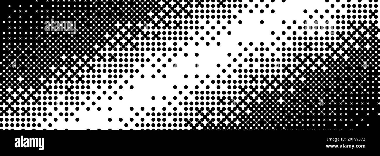 Diagonal bitmap gradient texture. Black and white slanted dithered ...