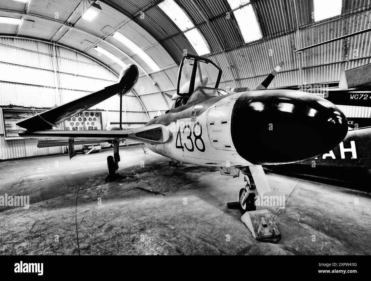NESLAM aero museum Sunderland static De Havilland Sea Venom FAW 22 ...