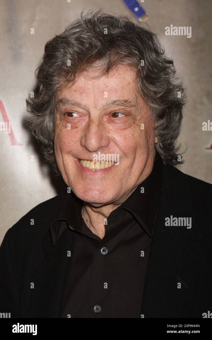 Playwright Tom Stoppard attends the opening night performance of Tom ...