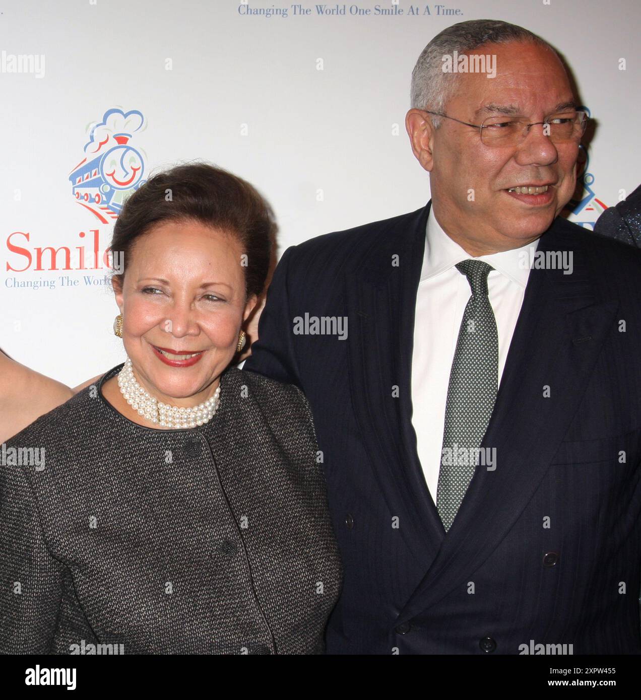 Alma Johnson Powell and Colin Powell attend Smile Train's 10 Year ...