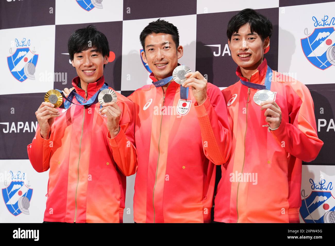 Tokyo, Japan. 7th Aug, 2024. (L-R) Koki Kano Kazuyasu Minobe, Akira ...