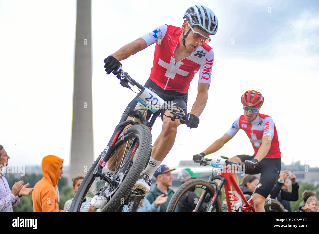 Joel Roth (Switzerland). Cycling - Mountain Bike. European Championships Munich 2022 Stock Photo ...