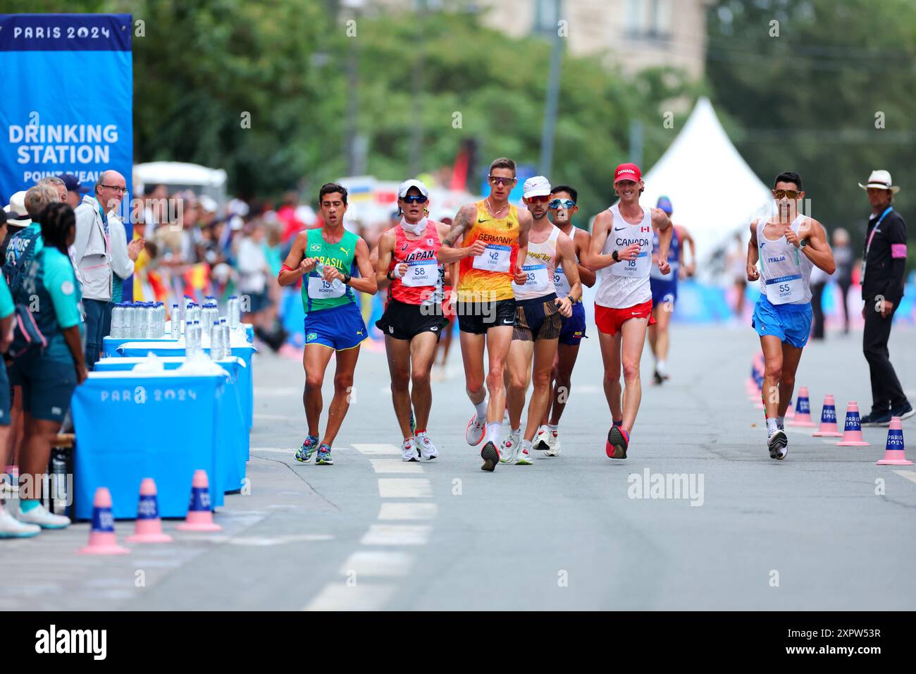 Paris, France. 7th Aug, 2024. Masatora Kawano (JPN) Race Walk : Mixed Walk Relay during the ...