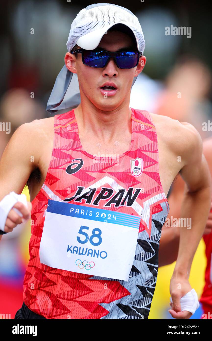Paris, France. 7th Aug, 2024. Masatora Kawano (JPN) Race Walk : Mixed ...