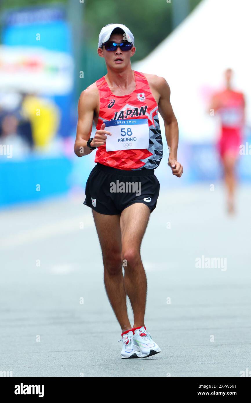 Paris, France. 7th Aug, 2024. Masatora Kawano (JPN) Race Walk : Mixed ...
