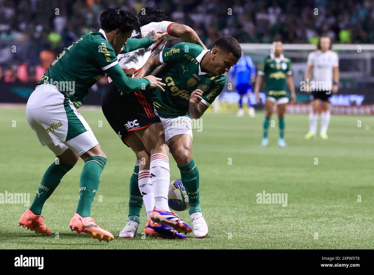Sao Paulo, Brazil. 07th Aug, 2024. SP - SAO PAULO - 07/08/2024 - COPA DO BRASIL 2024, PALMEIRAS ...