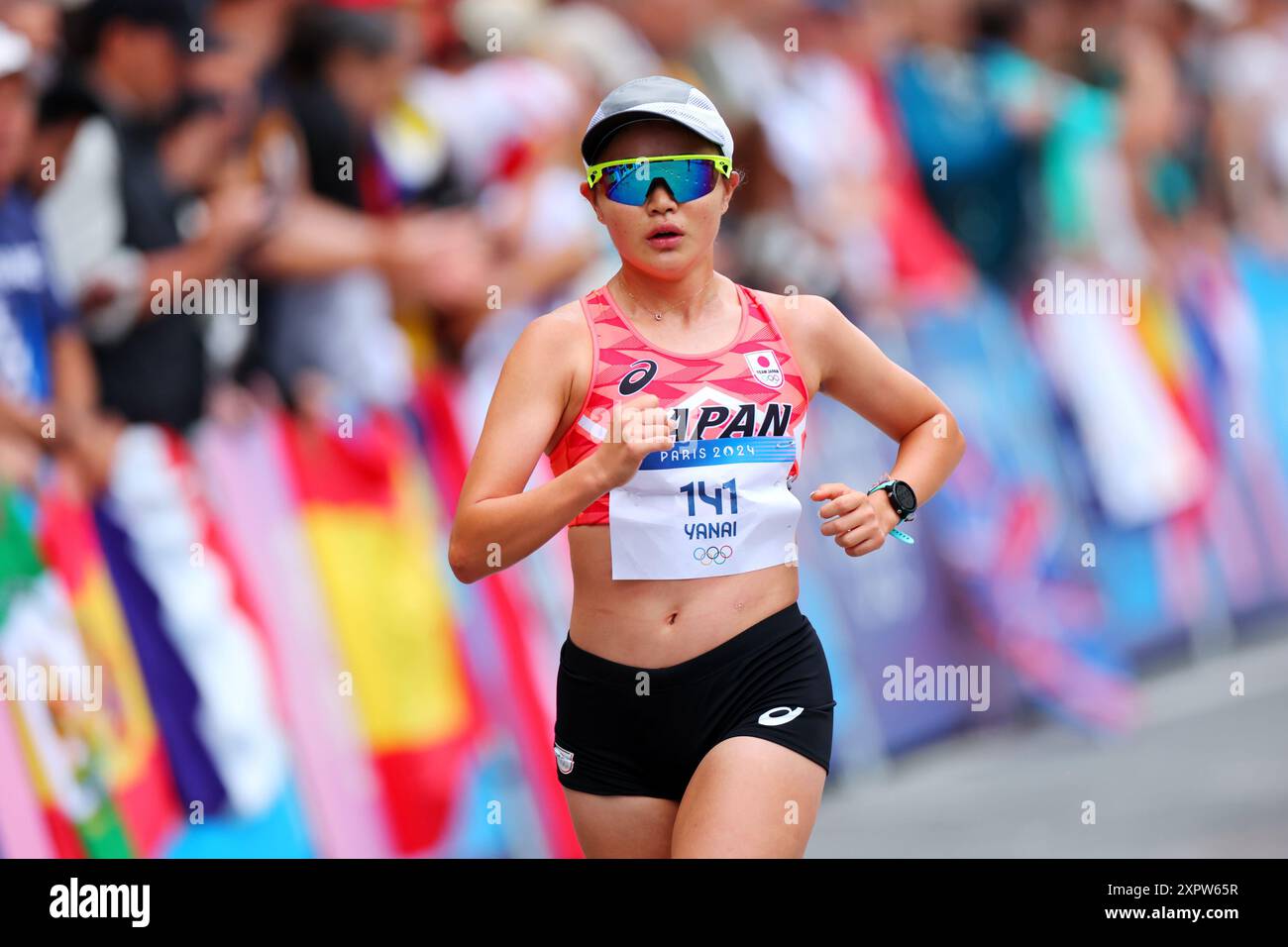 Paris, France. 7th Aug, 2024. Ayane Yanai (JPN) Race Walk : Mixed Walk ...