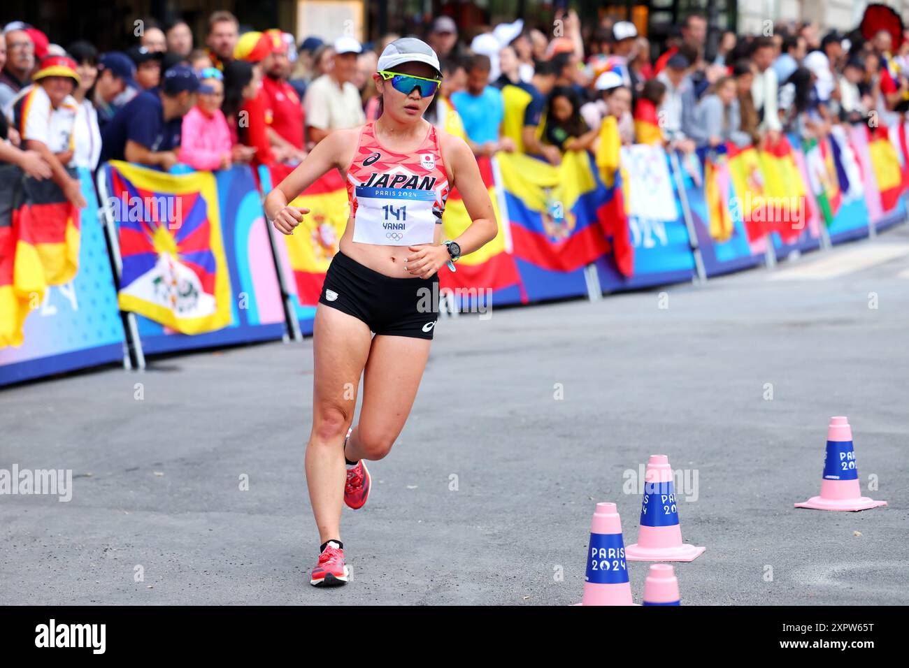 Paris, France. 7th Aug, 2024. Ayane Yanai (JPN) Race Walk : Mixed Walk ...