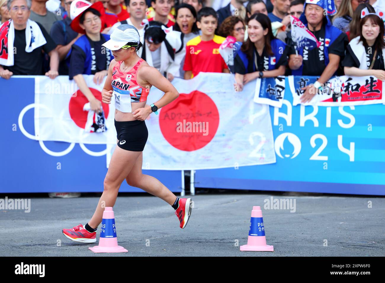 Paris, France. 7th Aug, 2024. Ayane Yanai (JPN) Race Walk : Mixed Walk ...