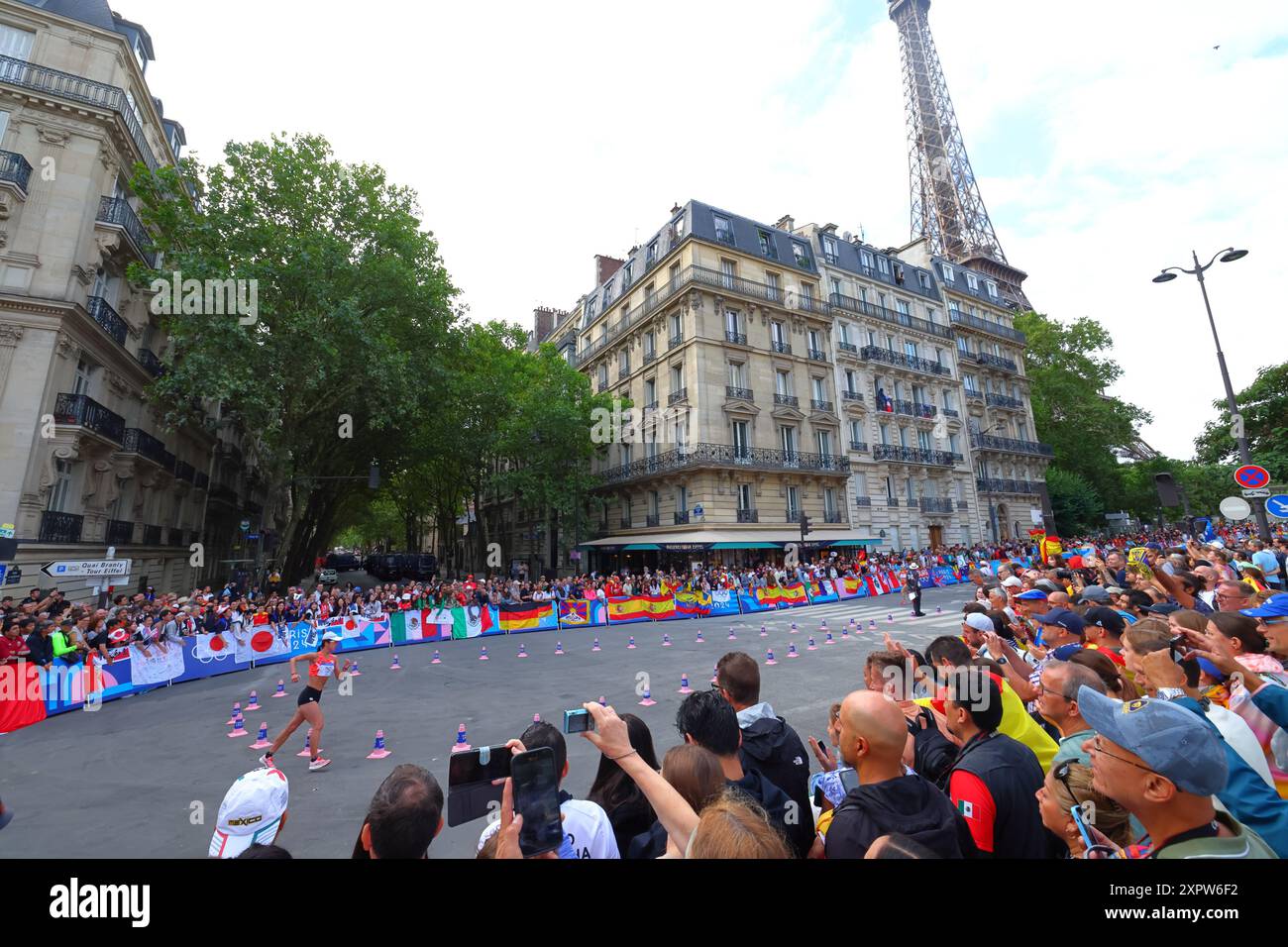 Paris, France. 7th Aug, 2024. Kumiko Okada (JPN) Race Walk : Mixed Walk ...