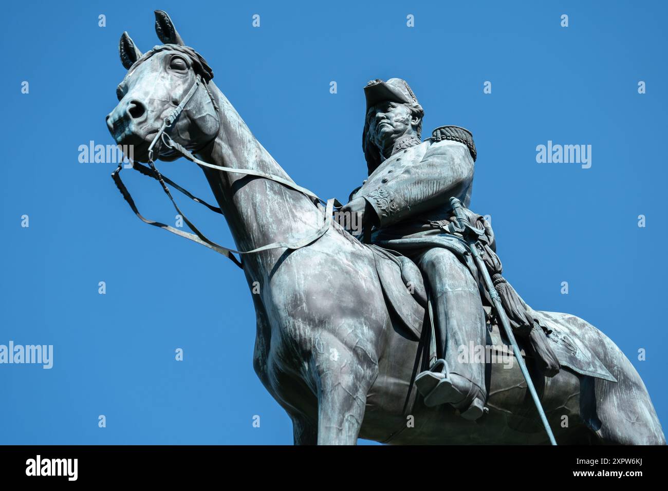 WASHINGTON DC — The equestrian statue of General Winfield Scott stands ...