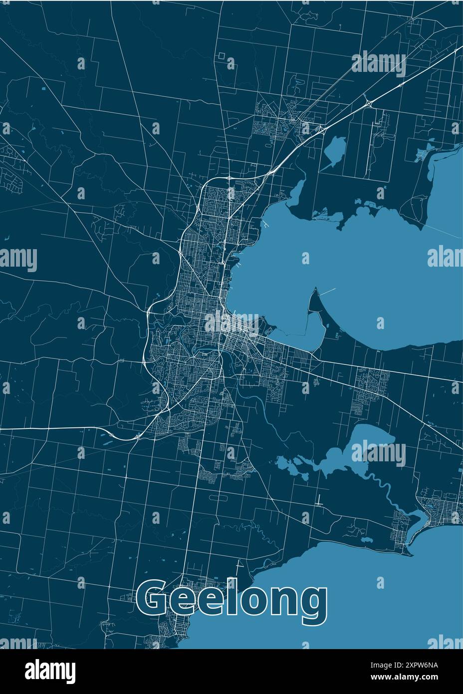 Geelong city centre Stock Vector Images - Alamy