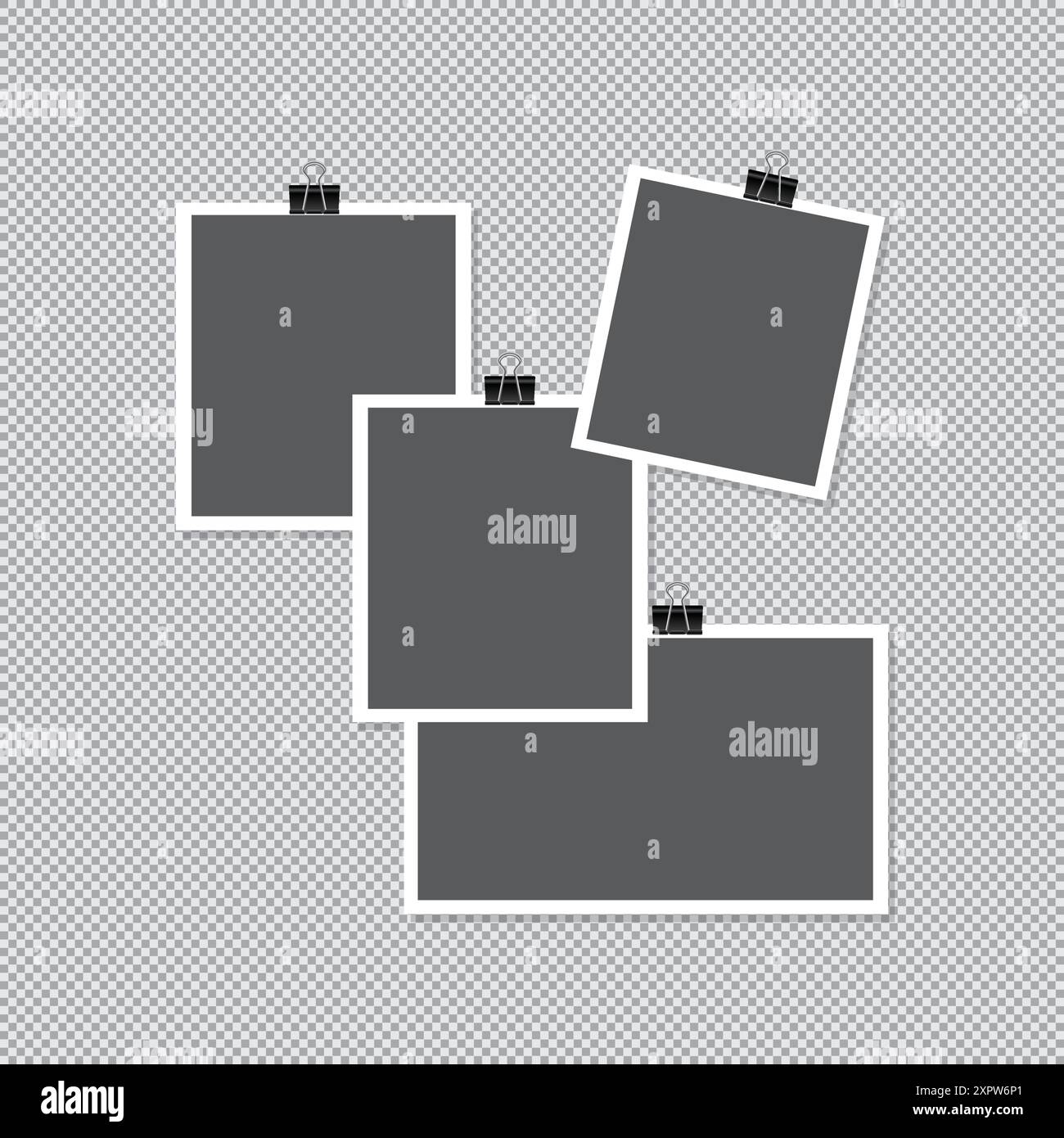 collage photo frames flat design Stock Vector Image & Art - Alamy