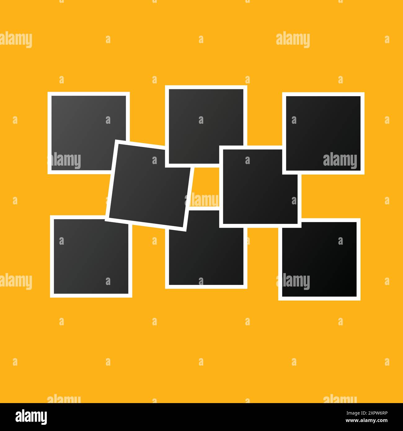 collage photo frames flat design Stock Vector Image & Art - Alamy