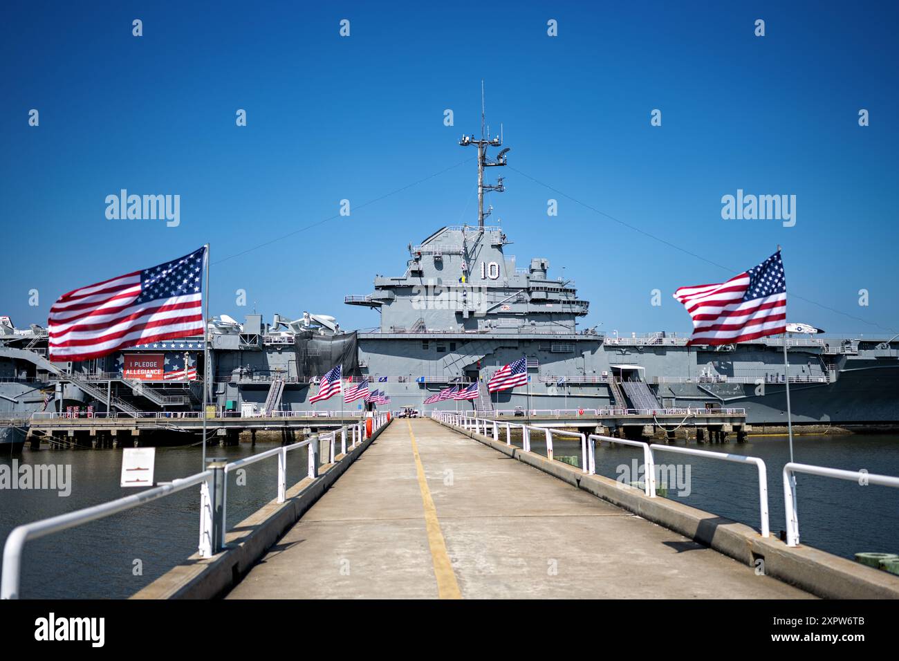 CHARLESTON, South Carolina, United States — The USS Yorktown (CV-10) is ...