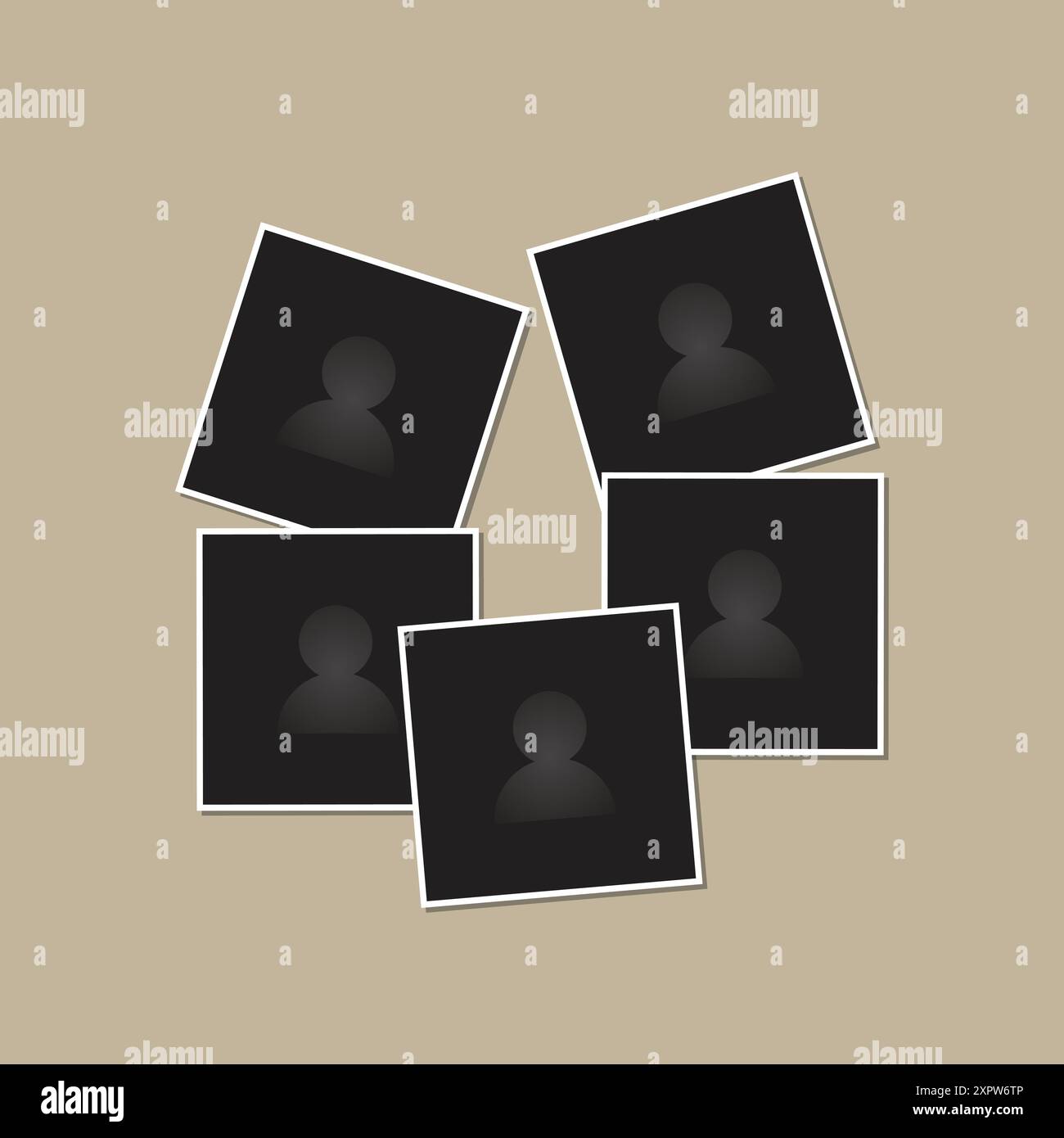 collage photo frames flat design Stock Vector Image & Art - Alamy