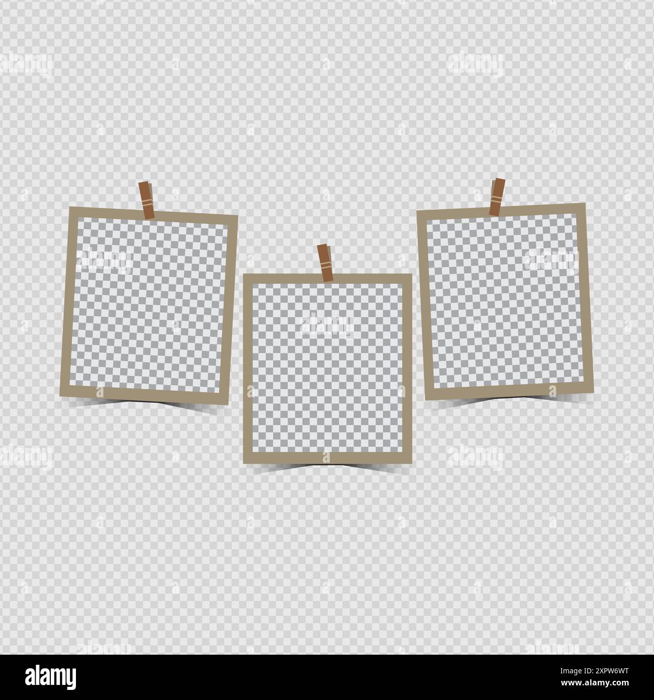 collage photo frames flat design Stock Vector Image & Art - Alamy
