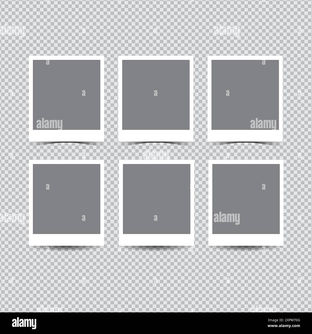 collage photo frames flat design Stock Vector Image & Art - Alamy