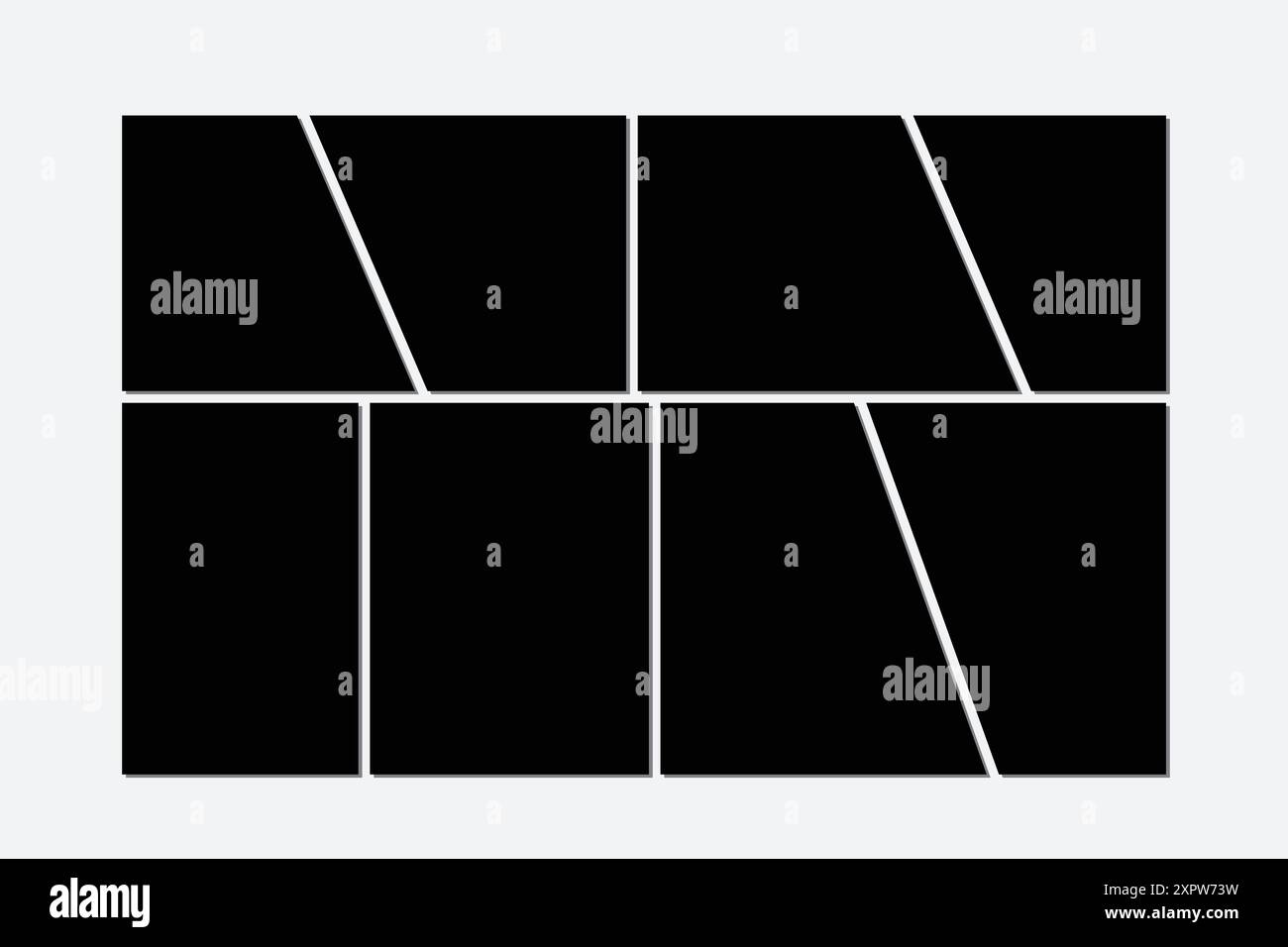 Collage portrait Black and White Stock Photos & Images - Alamy