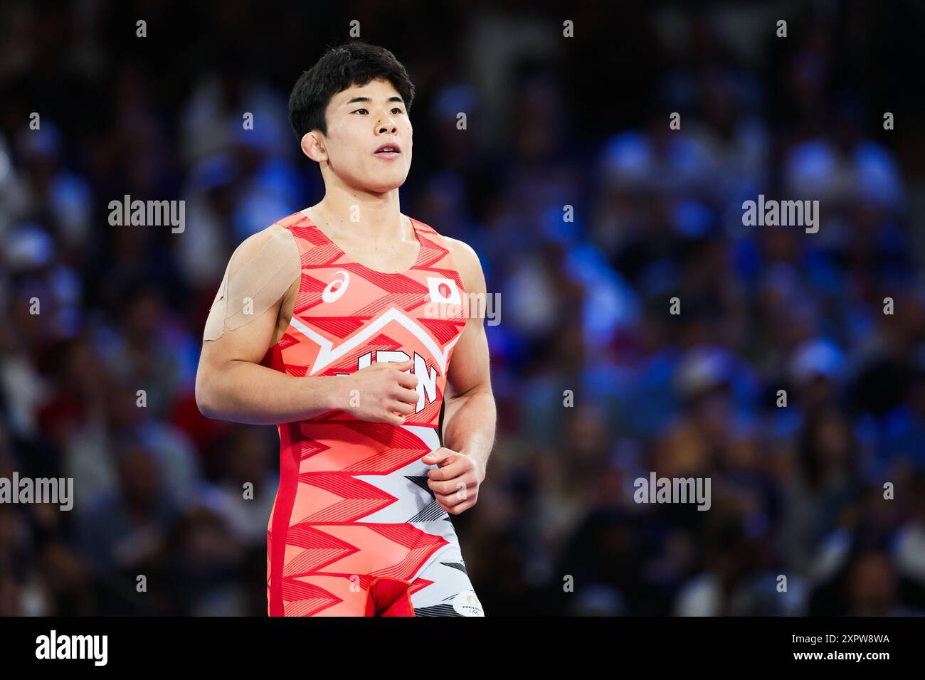 Paris, France. 7th Aug, 2024. Kyotaro Sogabe Wrestling : Men's Greco ...