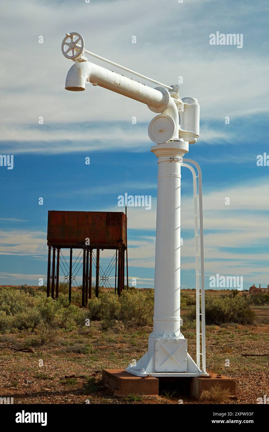 Old water standpipe and water tank, Farina Railway Station, Farina ...