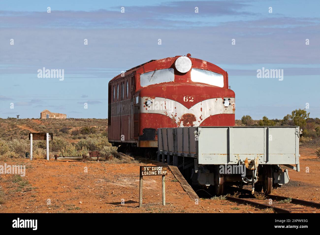 Old Ghan Train, Farina Railway Station, Farina Ghost Town, outback ...