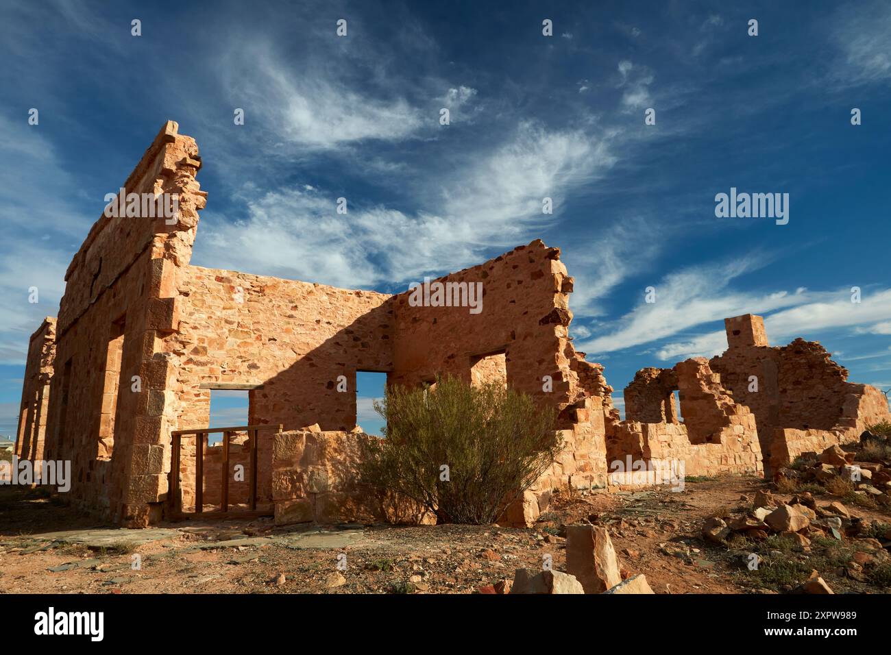 Ruins of Exchange Hotel, Farina Ghost Town, outback South Australia ...