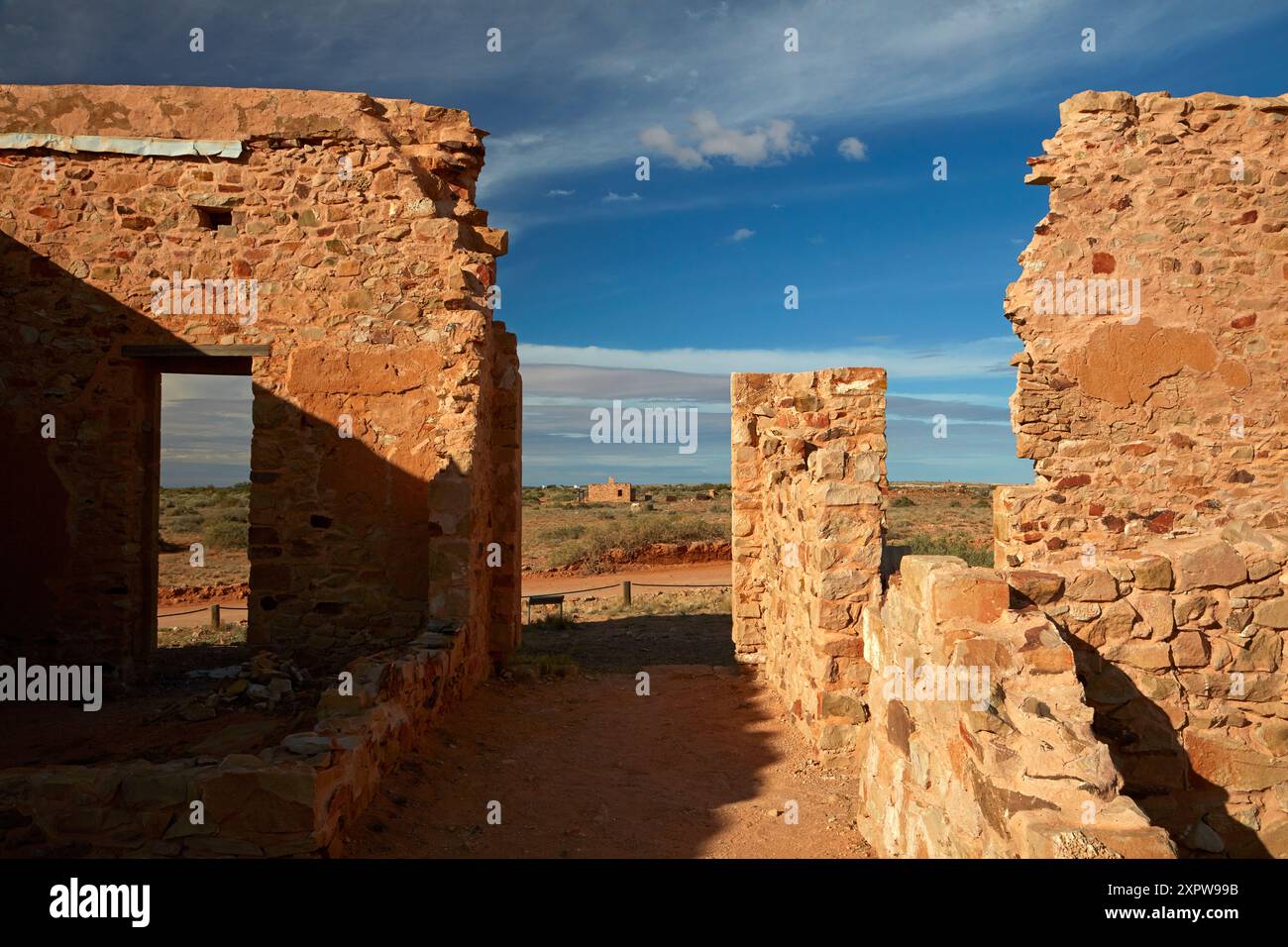 Ruins of Exchange Hotel, Farina Ghost Town, outback South Australia ...