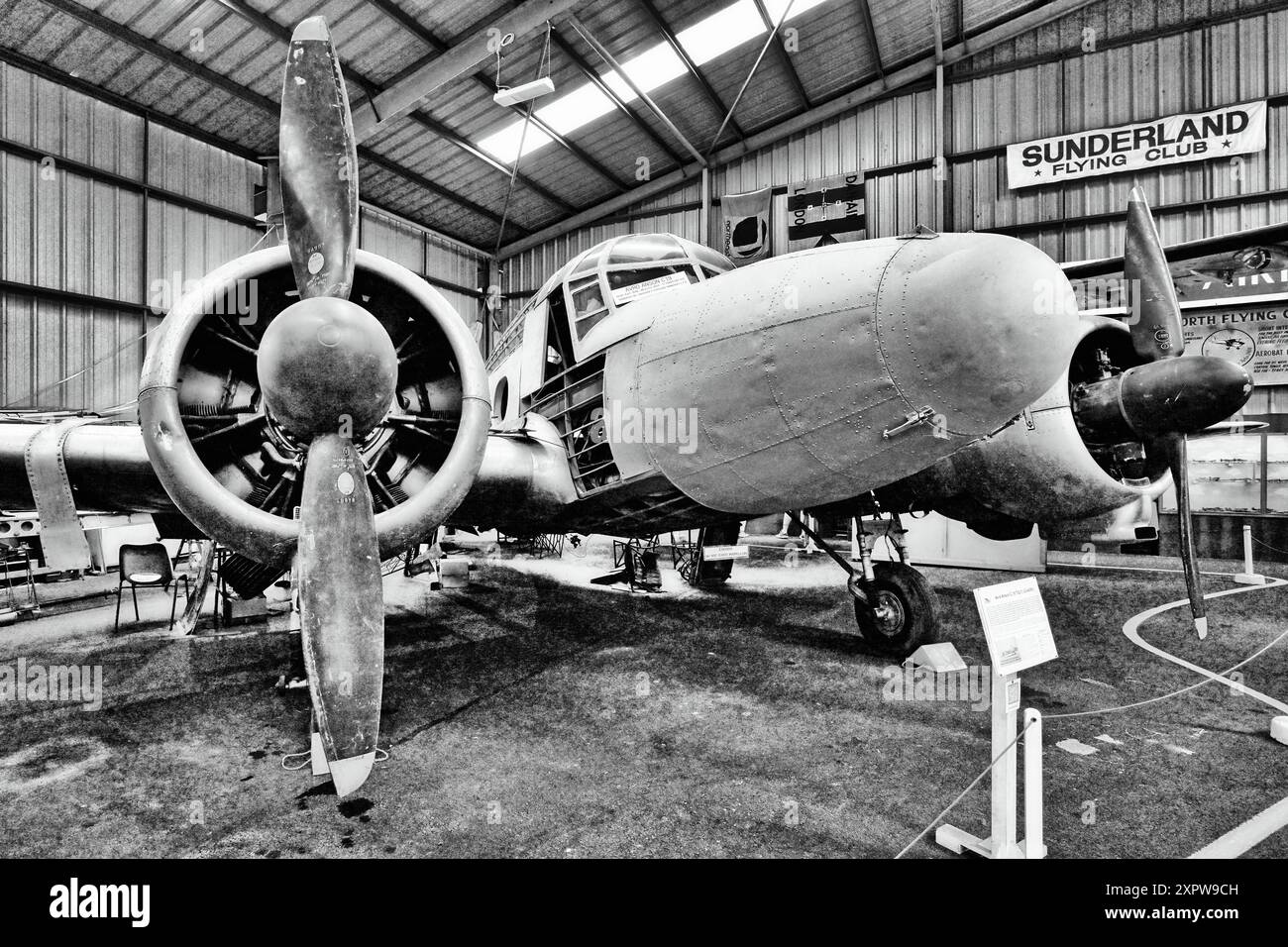 Avro anson aircraft cockpit hi-res stock photography and images - Alamy