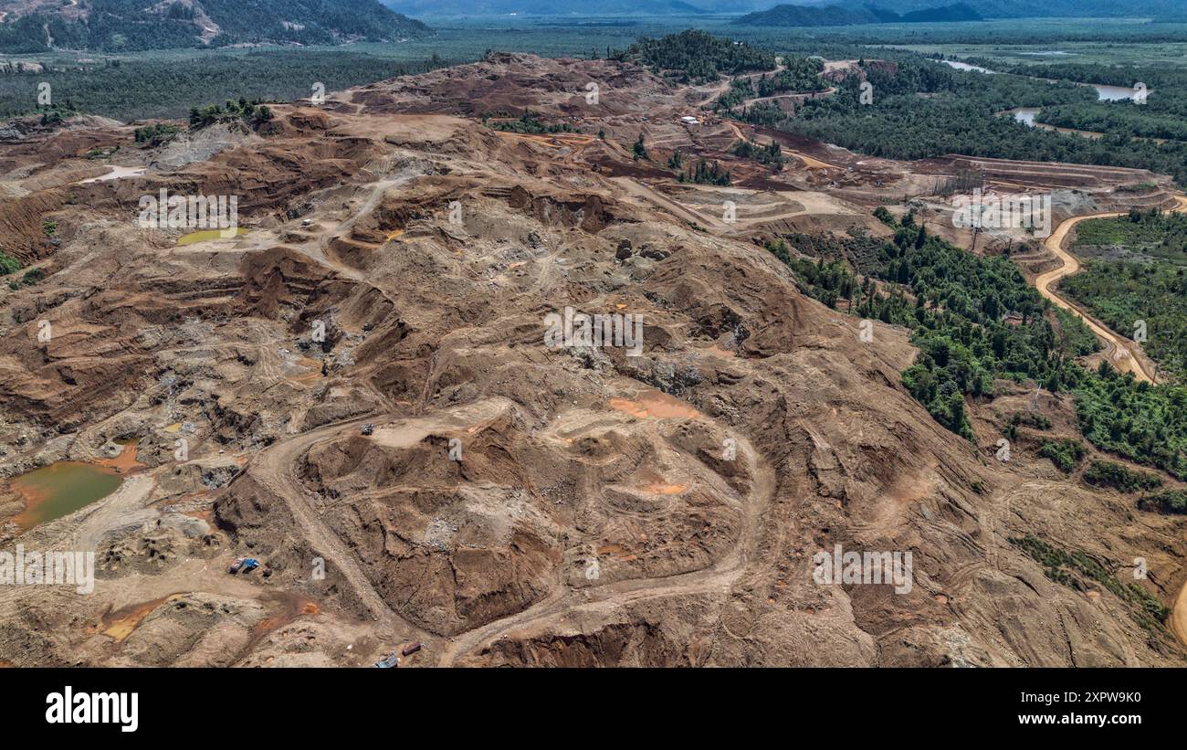 Nickel mining in Sulawesi, Indonesia, Asia Stock Photo - Alamy