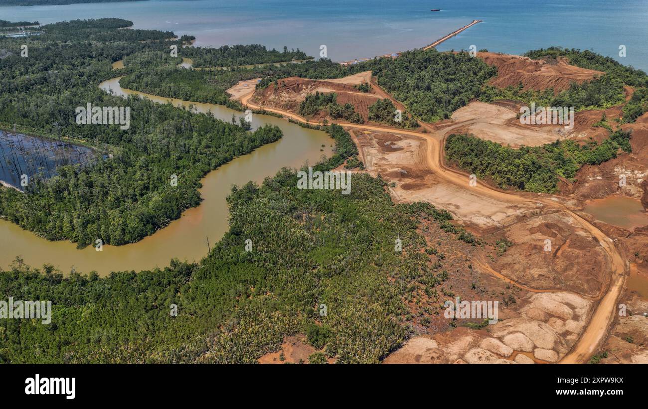 Nickel mining in Sulawesi, Indonesia, Asia Stock Photo - Alamy